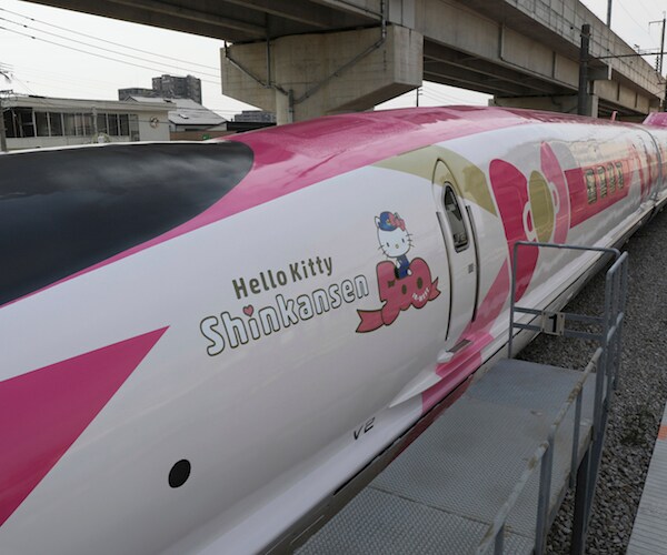 Japan Unveils Hello Kitty Bullet Train | Newsmax.com
