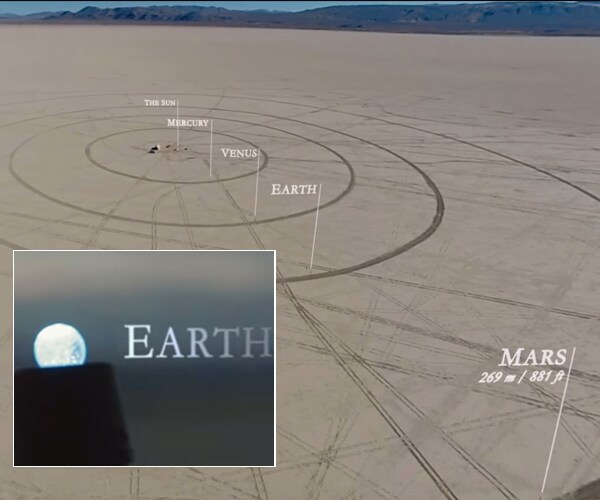 Nevada Desert Is Perfect for 7-Mile Scale Model of Solar System ...