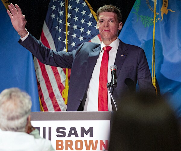 Sam Brown to Newsmax: 'Well-Positioned' to Unseat Dem Sen. Jacky Rosen ...