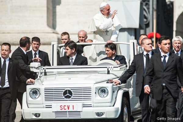 Pope Francis Receives New PopeMobile | Newsmax.com