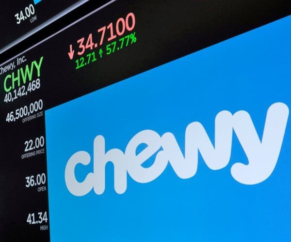 Chewy Jumps 20% as 'Roaring Kitty' Takes Stake | Newsmax.com