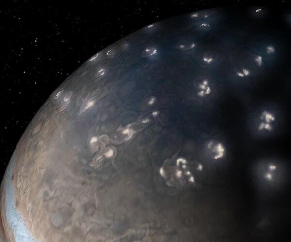 Juno Probe Solves Jupiter Lightning Mystery: NASA | Newsmax.com