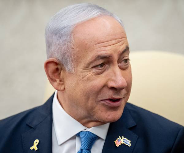 Netanyahu Gives Sen. Fetterman a Silver-Plated Beeper | Newsmax.com