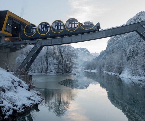 World's Steepest Funicular Railway Now Open in Switzerland | Newsmax.com