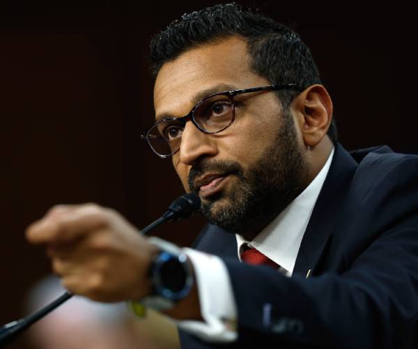 Patel: Will Look Into Trump's Claim Epstein Note Fake | Newsmax.com