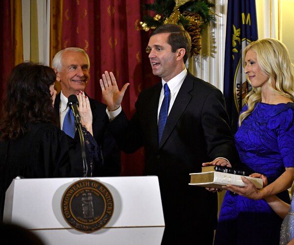 Democrat Andy Beshear Sworn in as New Kentucky Governor | Newsmax.com