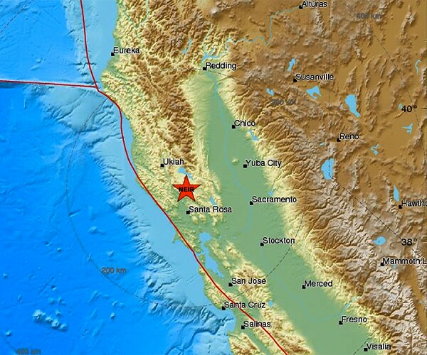 NorCal Rocks and Rolls as Earthquake Strikes Santa Rosa | Newsmax.com