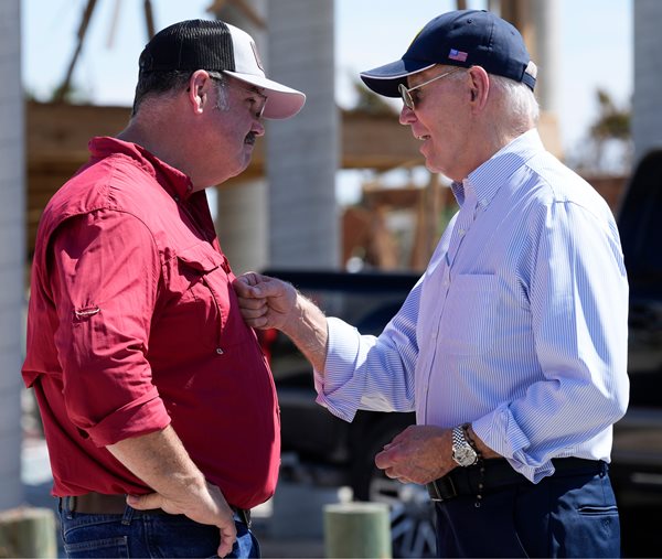 Biden Says Helene Aid 'Can't Wait' Until After Election | Newsmax.com