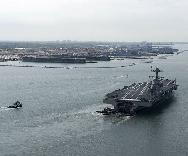 USS Ford First Aircraft Carrier With All Gender-Neutral Bathrooms ...