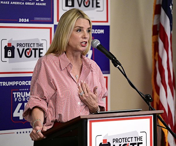 Bondi to Newsmax: Merchan May Lock Up Trump in September | Newsmax.com