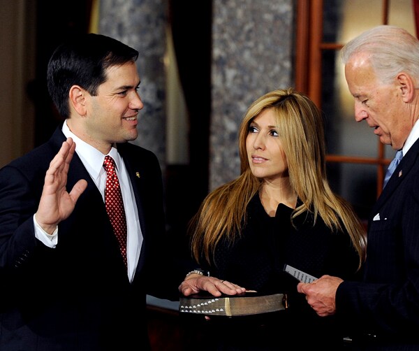 Marco Rubio Wife: Spotlight an Uneasy Place for Shy Jeanette | Newsmax.com