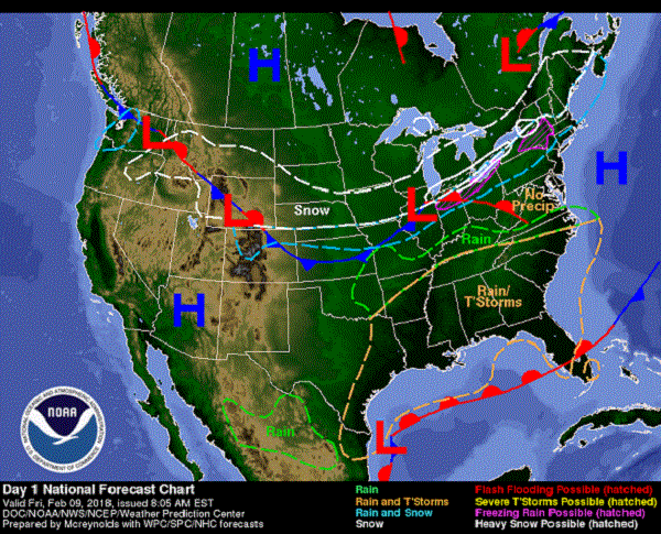 Winter Storm With One-Two Punch Hits on Friday, Over Weekend | Newsmax.com