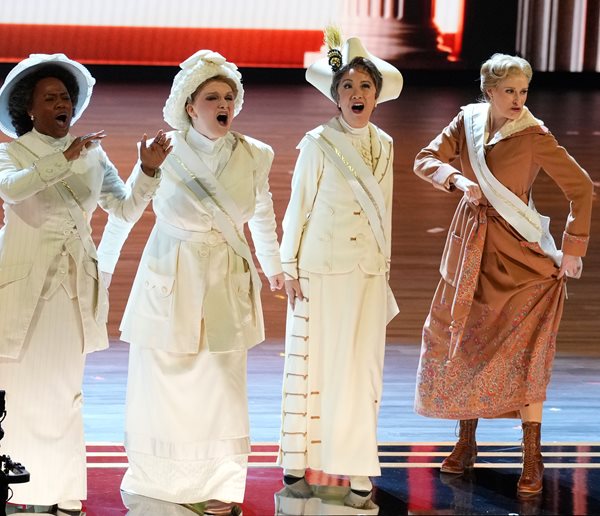 Hillary Clinton-Backed Broadway Musical 'Suffs' to Close | Newsmax.com