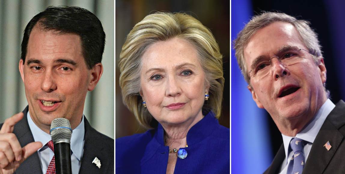 My Take on 2016: Scott Walker Leads, Hillary Fears Jeb | Newsmax.com