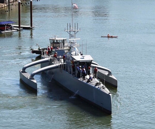 Military Shows off Unmanned Naval Ship That Sails on its Own | Newsmax.com