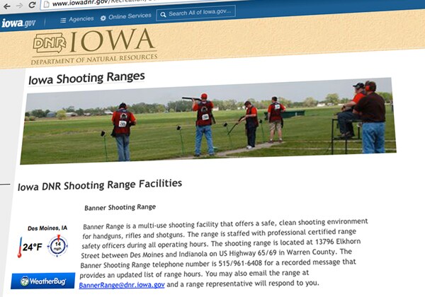 Gun Ranges: 6 Spots for Firearms and Pistol Practice in Iowa | Newsmax.com