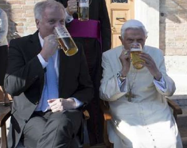 Benedict XVI's 90th Birthday Celebrated With Glass of Beer | Newsmax.com