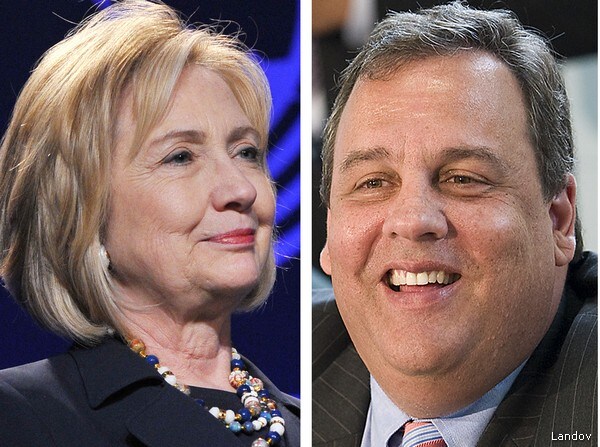 Clinton Leads Christie in Possible 2016 Match-Up | Newsmax.com
