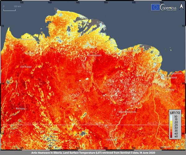 The Arctic Is on Fire: Siberian Heat Wave Alarms Scientists | Newsmax.com