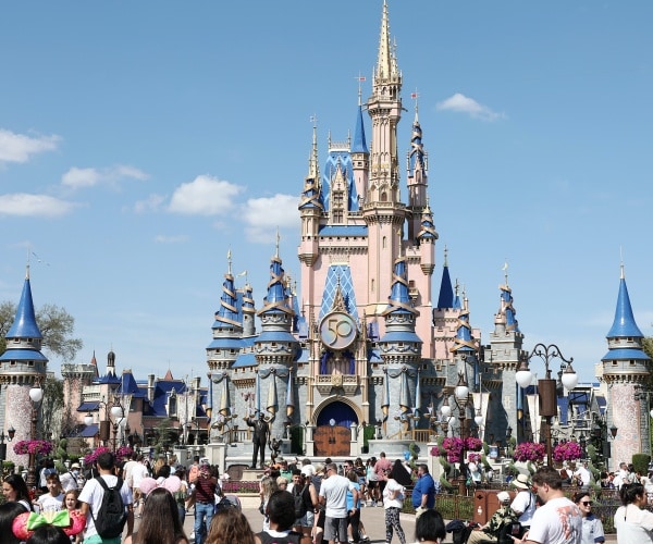 Protesters Gather Outside Disney HQ Over Leftward Shift, LGBT Agenda ...