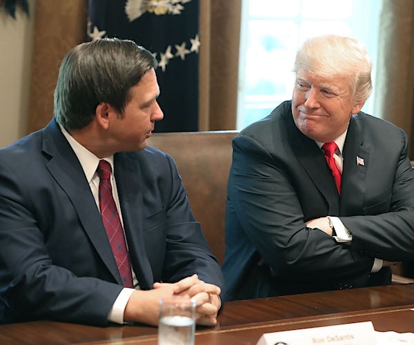 DeSantis Surprised Trump Running to Left on Disney, Immigration ...