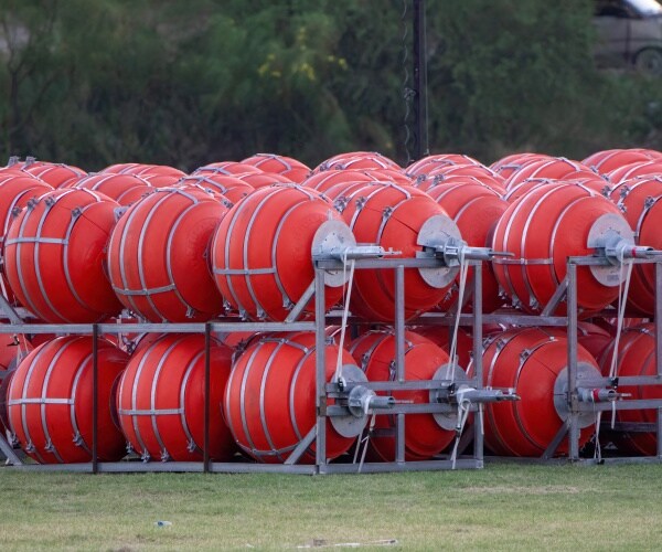 Noem Approves 17 Miles of Water Barriers for Rio Grande | Newsmax.com