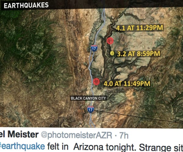 Earthquakes in Arizona: 3 Rare Tremors Rumble Under Phoenix | Newsmax.com