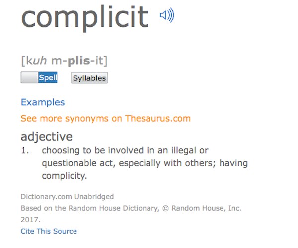 Dictionary.com Chooses 'Complicit' as Its Word of the Year | Newsmax.com