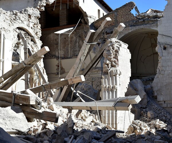 Quake Strikes Italy, Destroys Historic Landmarks | Newsmax.com
