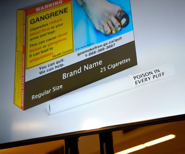 Canada's Warning Label on Each Cigarette Takes Effect | Newsmax.com