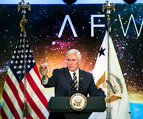 VP Pence Visiting Pentagon to Get Space Force Started | Newsmax.com