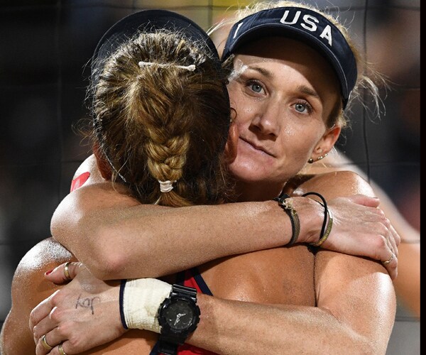 April Ross, Kerri Walsh Jennings Face Upset Loss in Olympic Volleyball ...
