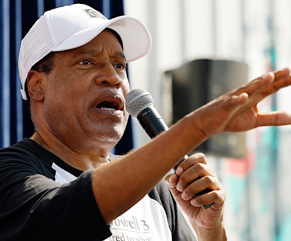 Larry Elder to Newsmax: I Will Be on Stage for First GOP Primary Debate ...