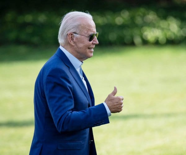 At Donor Event, Biden Rebukes Opponents With 'Different View' | Newsmax.com