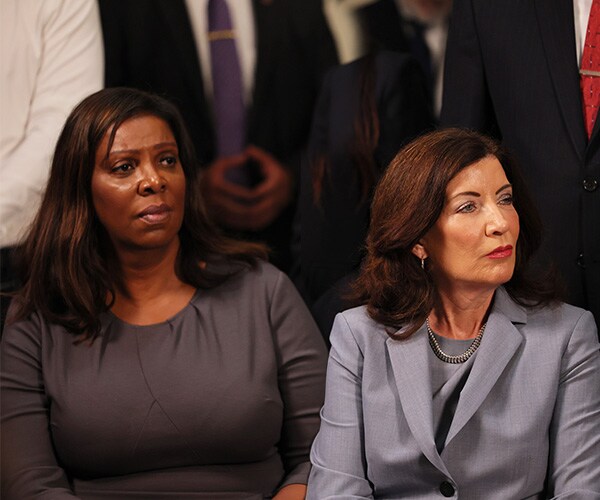 Hochul, James Continue Left Sore Loser Tradition | Newsmax.com