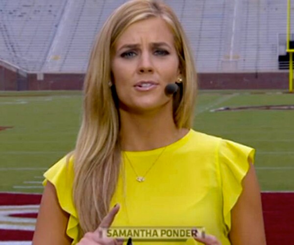 Pregnant ESPN Host Sam Ponder Slams Trolls | Newsmax.com