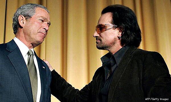 Bush: Bono ‘Became a Pal’ | Newsmax.com