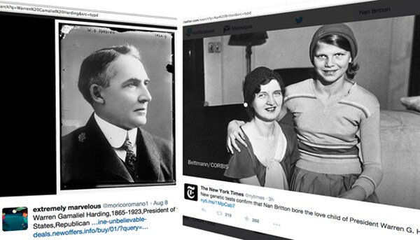 DNA Testing Confirms Warren Harding's Love Child, Presidential Affair ...