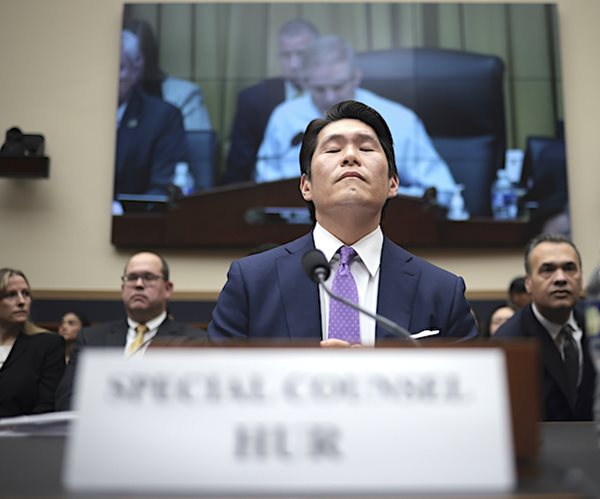 Robert Hur: Biden Statements 'Inconsistent' With Evidence | Newsmax.com