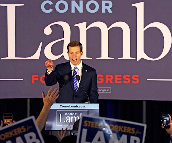 Despite Race Not Called, Dem Rep. Conor Lamb Claims Victory | Newsmax.com