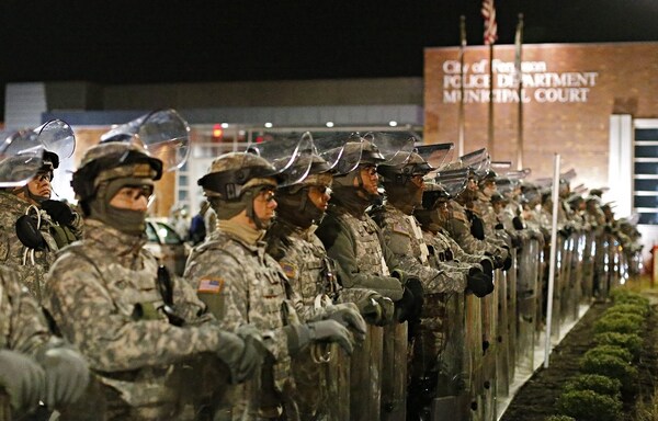 National Guard Called Ferguson Protesters 'Enemy Forces' | Newsmax.com