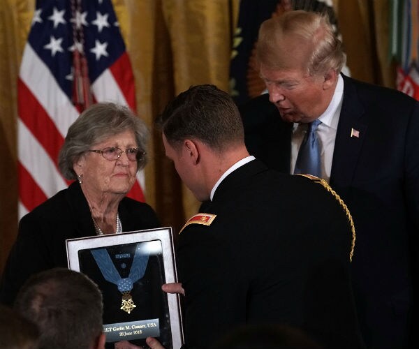 Trump Awards Posthumous Medal of Honor to WWII Army Officer | Newsmax.com