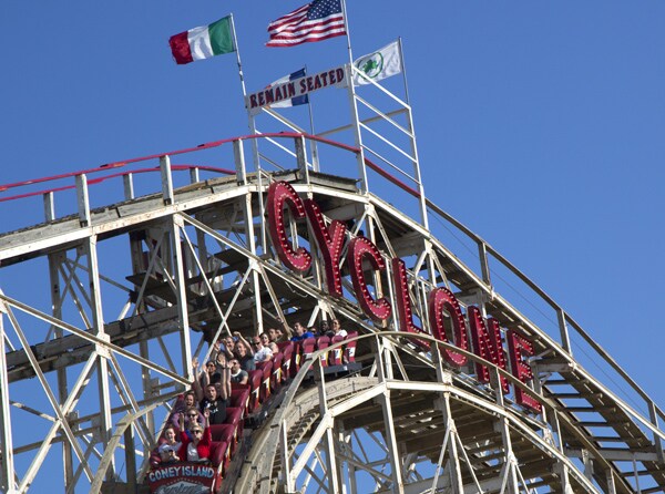 Riders Forced to Evacuate After Coney Island Cyclone Roller Coaster ...