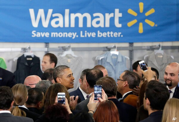 Obama Visits Wal-Mart to Promote Climate Change Efforts | Newsmax.com