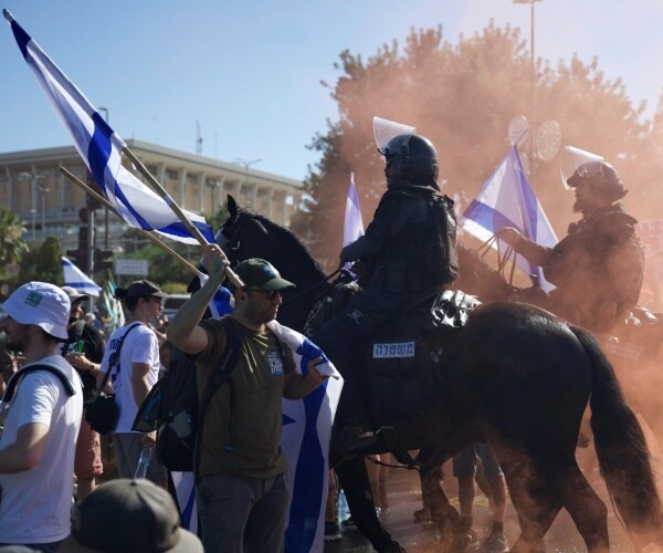 Protesters Clash With Police at Knesset, Dozens Arrested | Newsmax.com