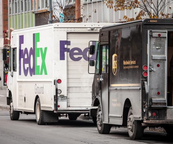 FedEx, UPS Can't Get Enough Vans to Keep Up With Delivery Rush ...