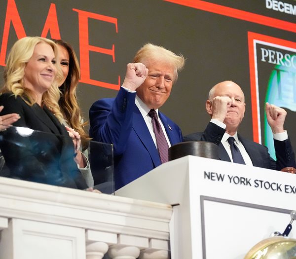 Trump Rings New York Stock Exchange Opening Bell | Newsmax.com
